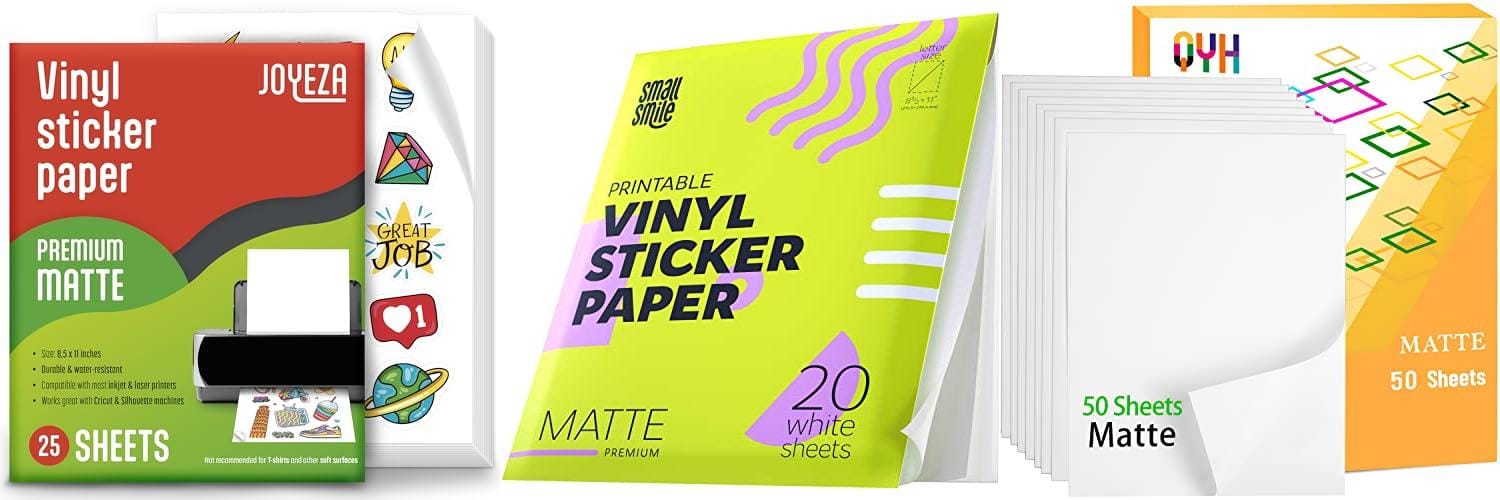 Top 5 Vinyl Sticker Paper: Reviews & Buying Guide for Stickers
