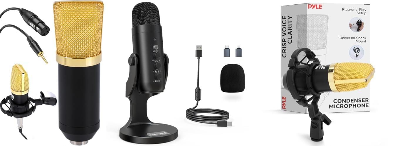 Top 5 Budget Condenser Mics: Great Sound, Low Cost