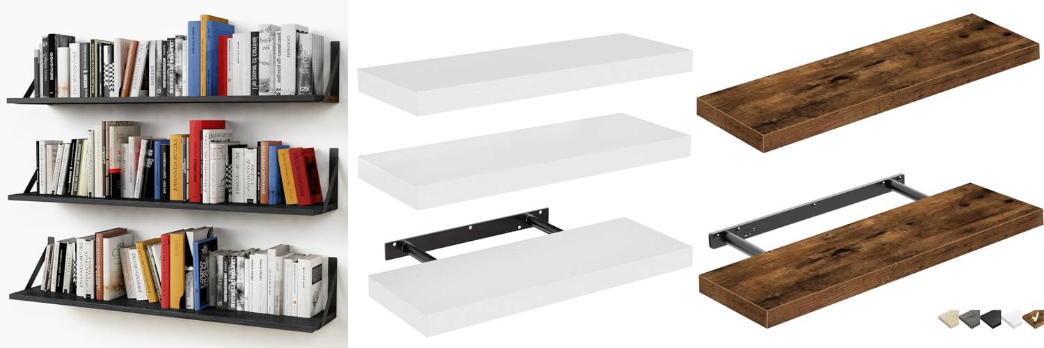 Best Floating Shelves For Heavy Items - Top 5 Picks & Review